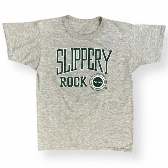 Tops | Vintage 7s 80s Slippery Rock University Shirt Sweater | Poshmark